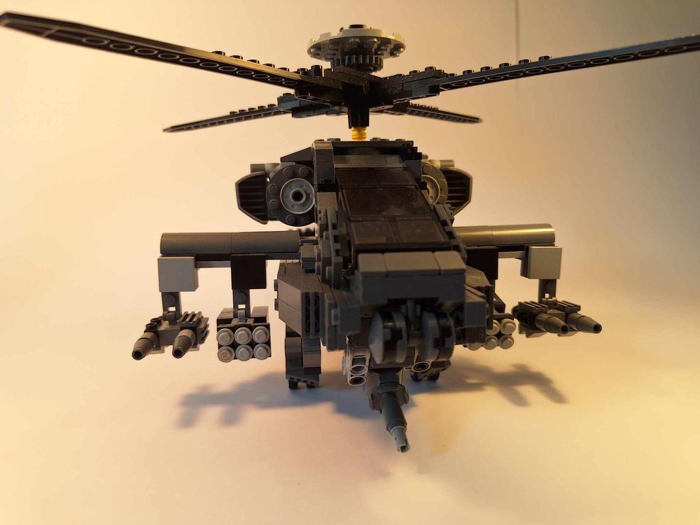 Lego Moc Helicopter Ah 64 Apache By Pabluas Rebrickable Build With Lego