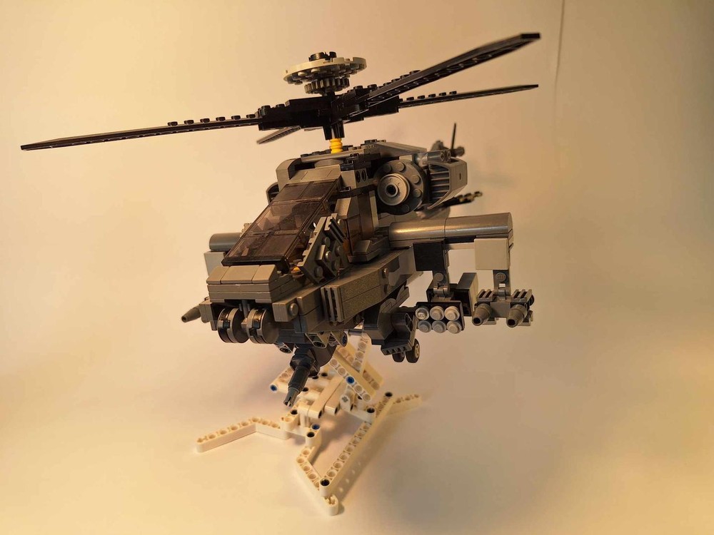 LEGO MOC Helicopter AH-64 Apache by Pabluas | Rebrickable - Build with LEGO