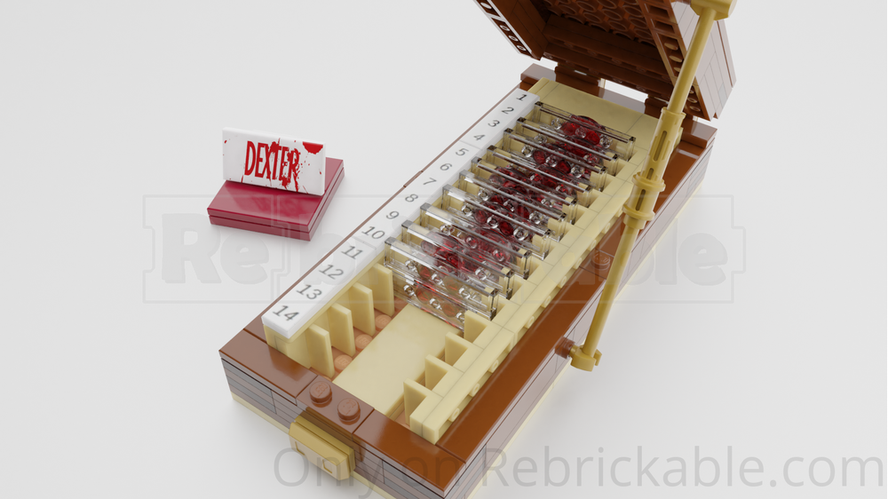 LEGO MOC Dexter Morgan's Trophies Box by Marco666 | Rebrickable - Build ...