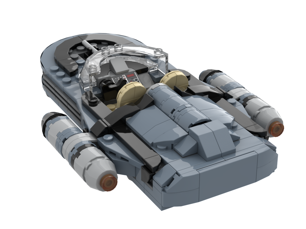 LEGO MOC RGC-18 Landspeeder by Ant0noo | Rebrickable - Build with LEGO