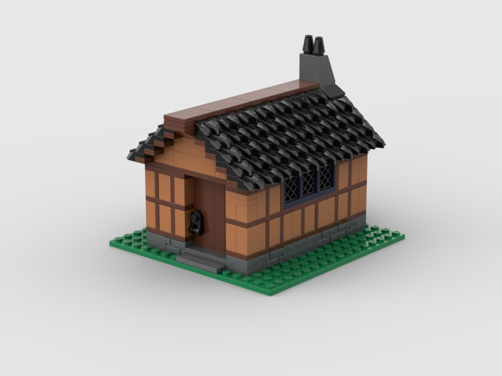 LEGO MOC Simple Medieval House by Simple Builds | Rebrickable - Build ...