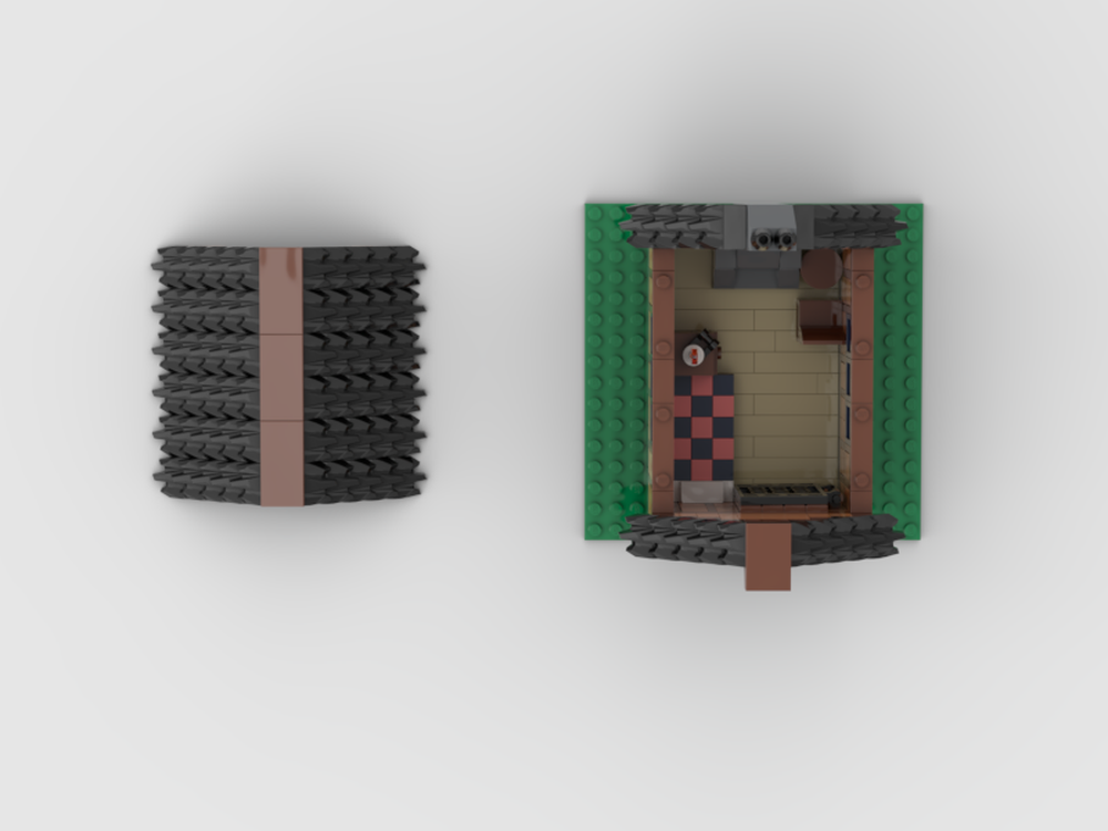 Lego Moc Simple Medieval House By Simple Builds Rebrickable Build