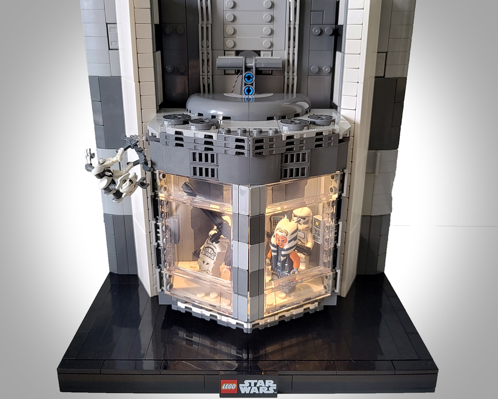LEGO MOC Palpatine's abduction from the 2D Clone Wars by the ...