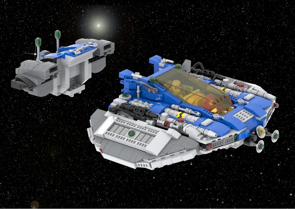 LEGO MOC Reliant Fighter Add-On by Legocionado | Rebrickable - Build ...
