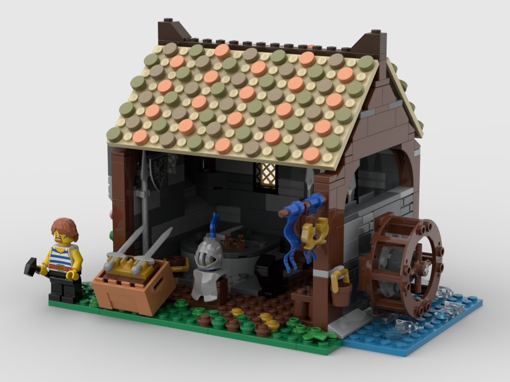 LEGO MOC Blacksmith Shop by TTuu | Rebrickable - Build with LEGO