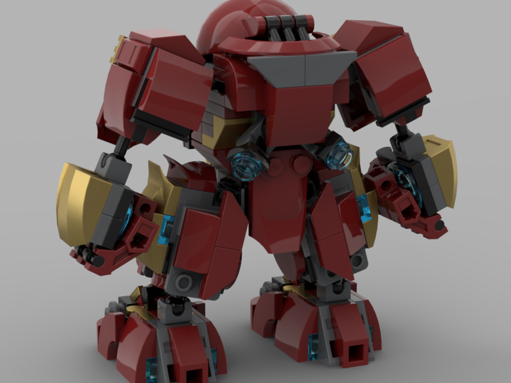 Lego Moc Scaled Hulkbuster By Satfair Rebrickable Build With Lego