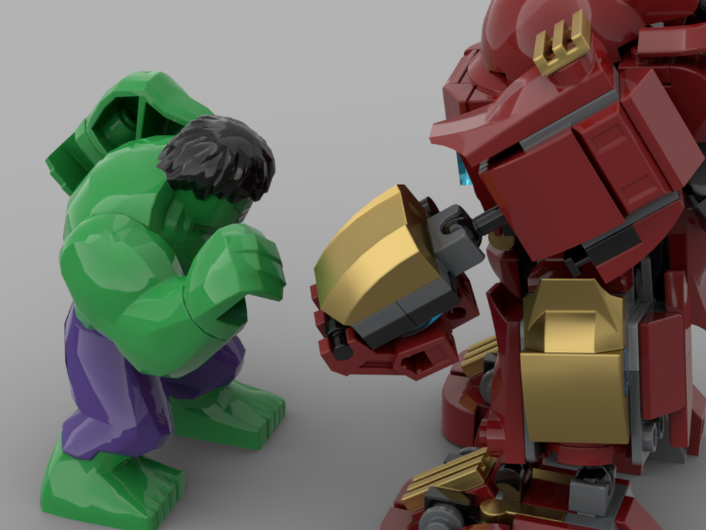 Lego Moc Scaled Hulkbuster By Satfair Rebrickable Build With Lego