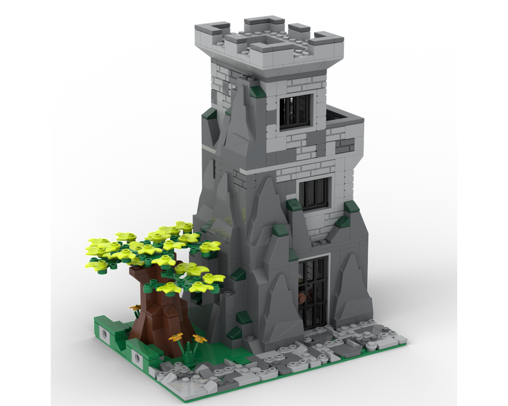 Lego Moc Modular Prison Tower By Cegeha Elbe Rebrickable Build With