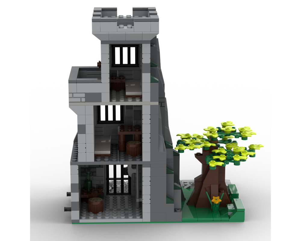 Lego Moc Modular Prison Tower By Cegeha Elbe Rebrickable Build With