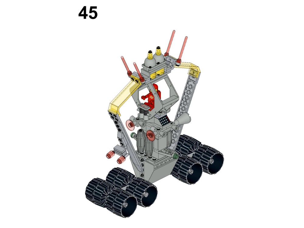 Lego Moc Space Moonrover By Pturecki Rebrickable Build With Lego