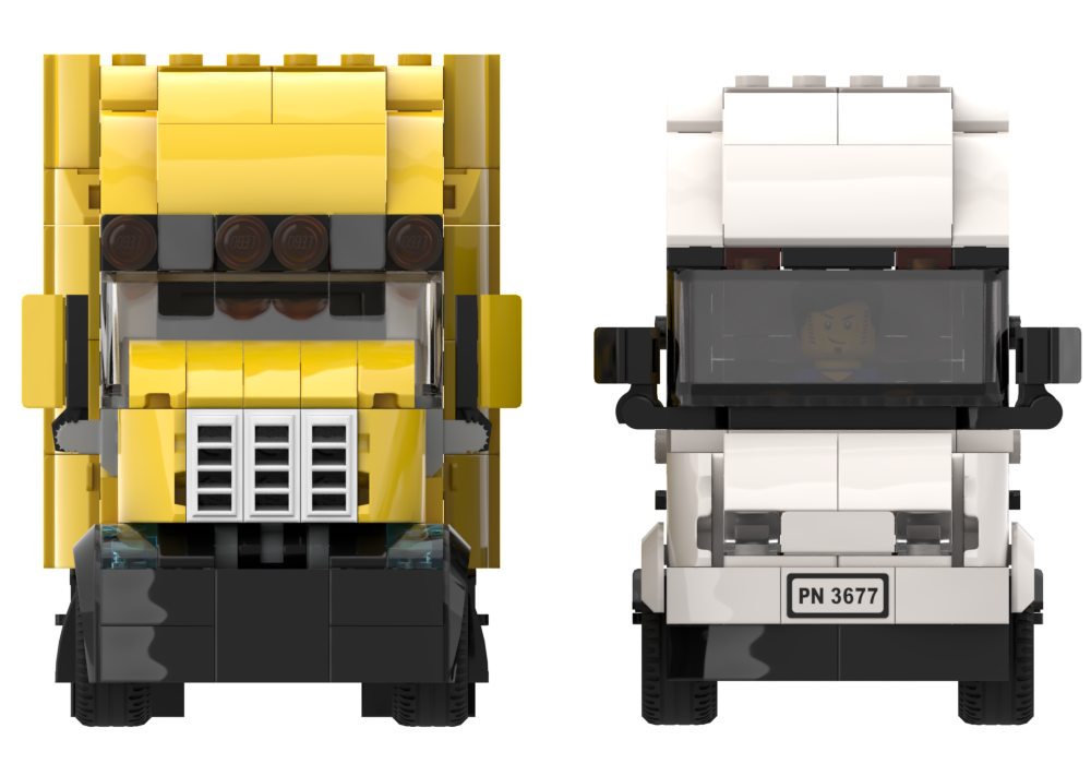 Lego Moc Tesla Semi Tall Cab By Orchardbuilds Rebrickable Build