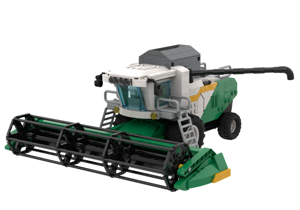 LEGO MOC Combine Harvester by OrchardBuilds | Rebrickable - Build with LEGO