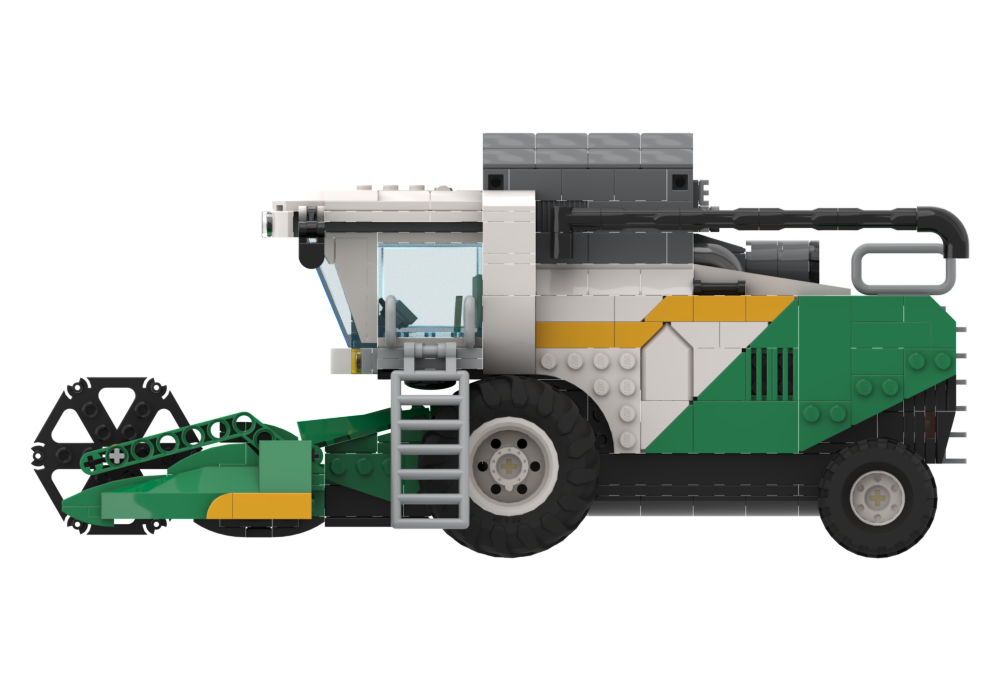 Lego Moc Combine Harvester By Orchardbuilds Rebrickable Build With Lego