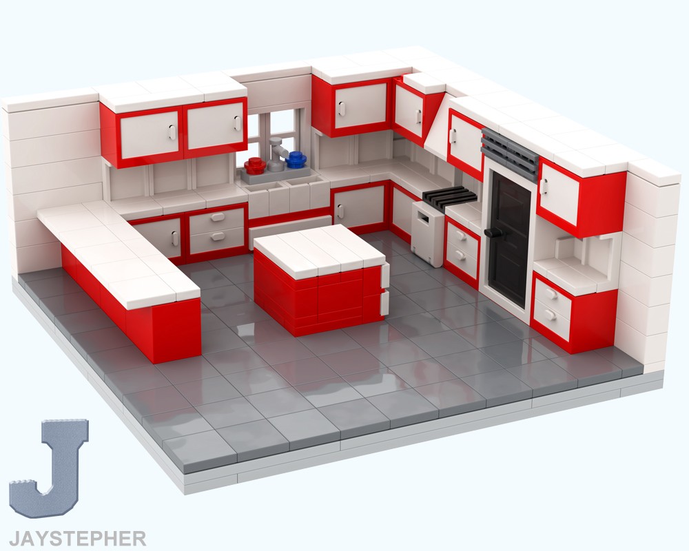 LEGO MOC Gourmet Kitchen by jaystepher | Rebrickable - Build with LEGO