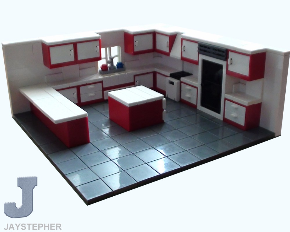 Lego Moc Gourmet Kitchen By Jaystepher Rebrickable Build With Lego