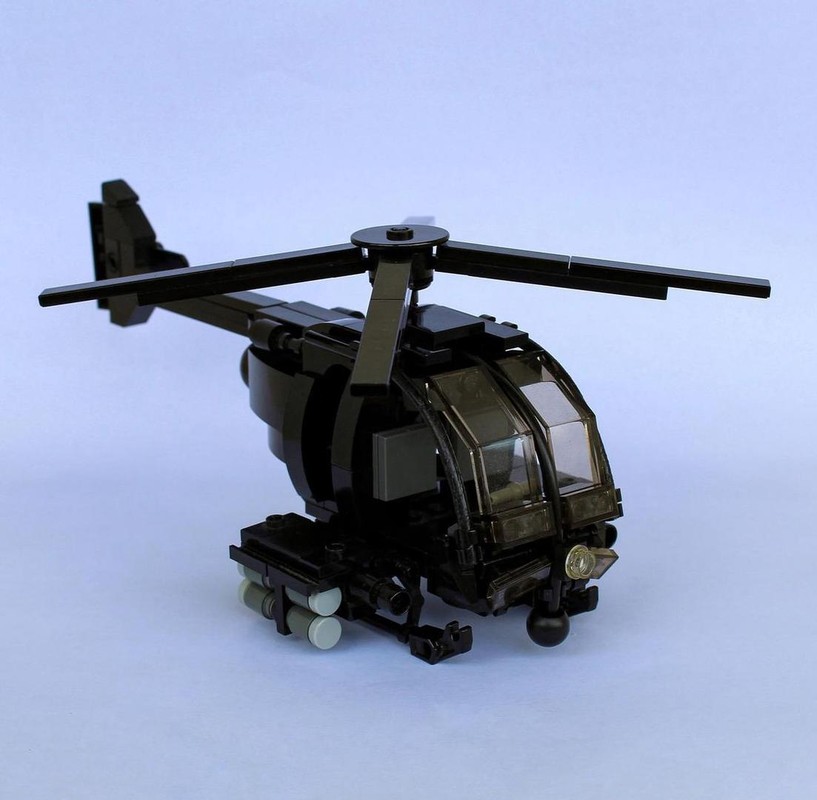 LEGO MOC Little Bird light attack helicopter by Naxatect | Rebrickable ...