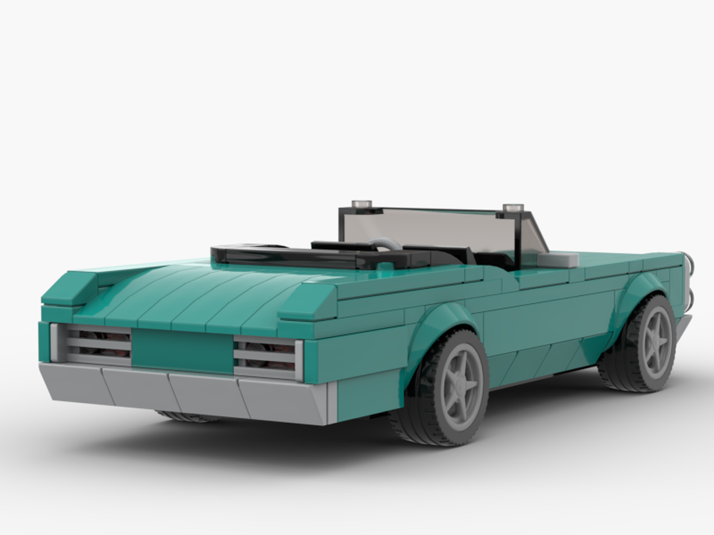 Lego Moc 1966 Pontiac Gto Convertible By Kinetickit Rebrickable