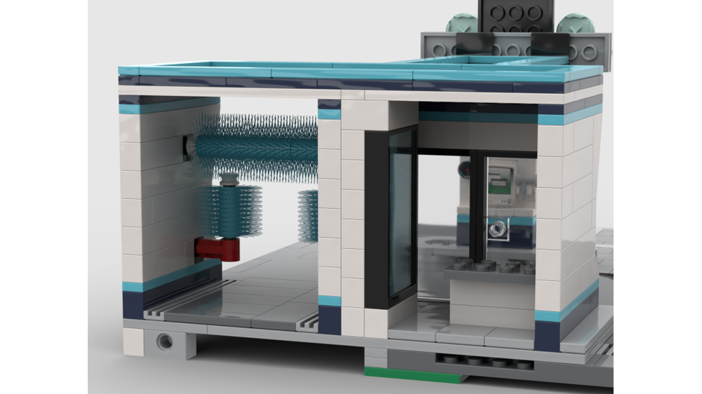 Lego Moc Gas Station By Zealotlego Rebrickable Build With Lego