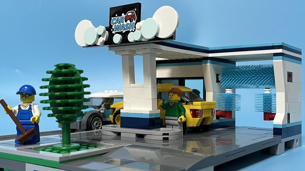 LEGO MOC gas station by ZealotLego | Rebrickable - Build with LEGO