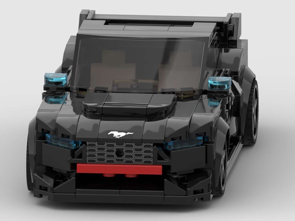 LEGO MOC FORD Mustang BLACK Horse by MarkMOC71 | Rebrickable - Build ...
