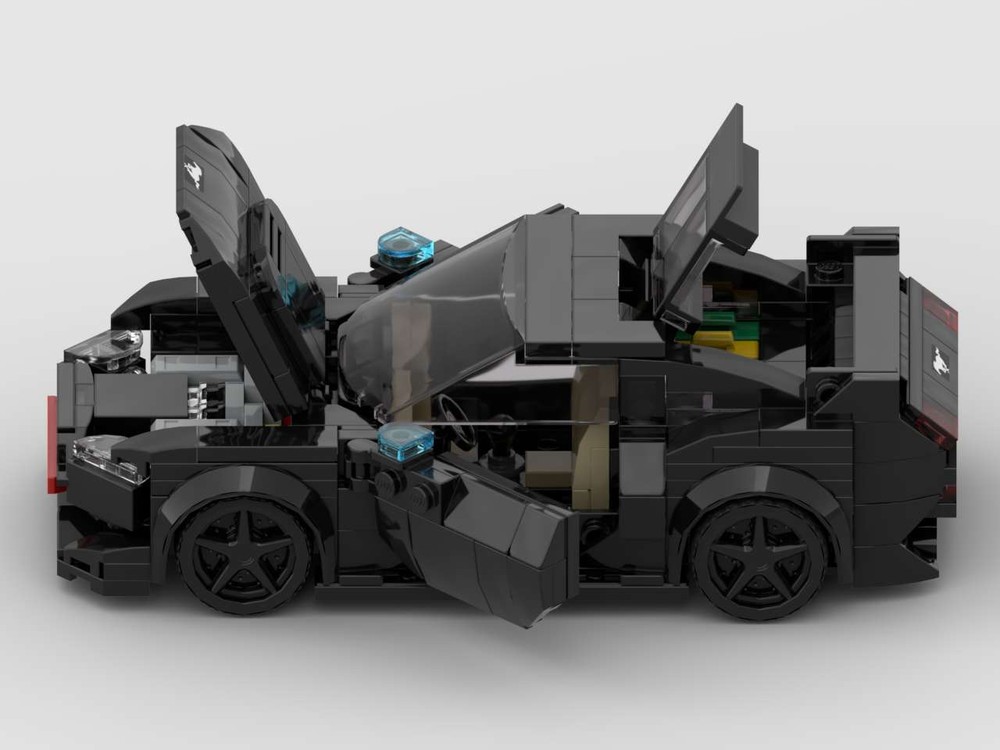 LEGO MOC FORD Mustang BLACK Horse by MarkMOC71 | Rebrickable - Build ...