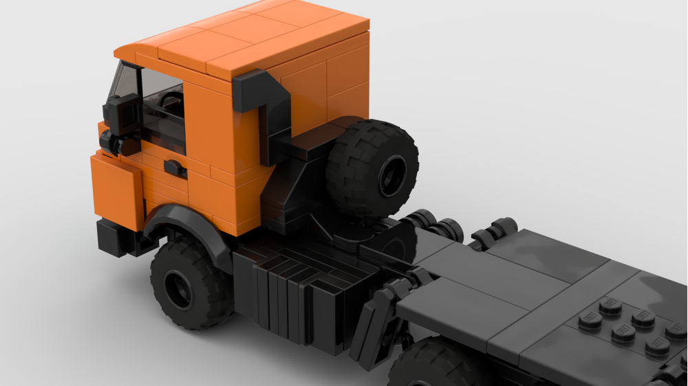 LEGO MOC KamAZ 53229 Chassis by BT_studios | Rebrickable - Build with LEGO