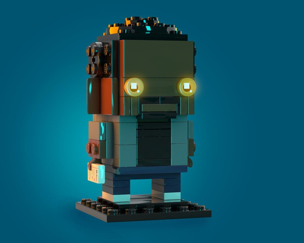 LEGO MOC Michael (Supacell) Brickhead by Roloff | Rebrickable - Build ...