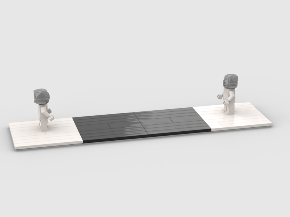 LEGO MOC Fencing strip by brick_bro | Rebrickable - Build with LEGO