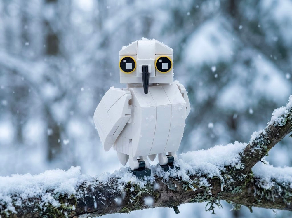 LEGO MOC Snowy owl by DiegoFontana | Rebrickable - Build with LEGO