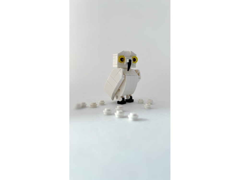 Lego Moc Snowy Owl By Diegofontana Rebrickable Build With Lego