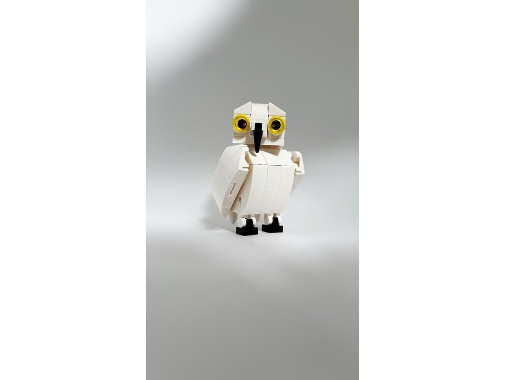 Lego Moc Snowy Owl By Diegofontana Rebrickable Build With Lego
