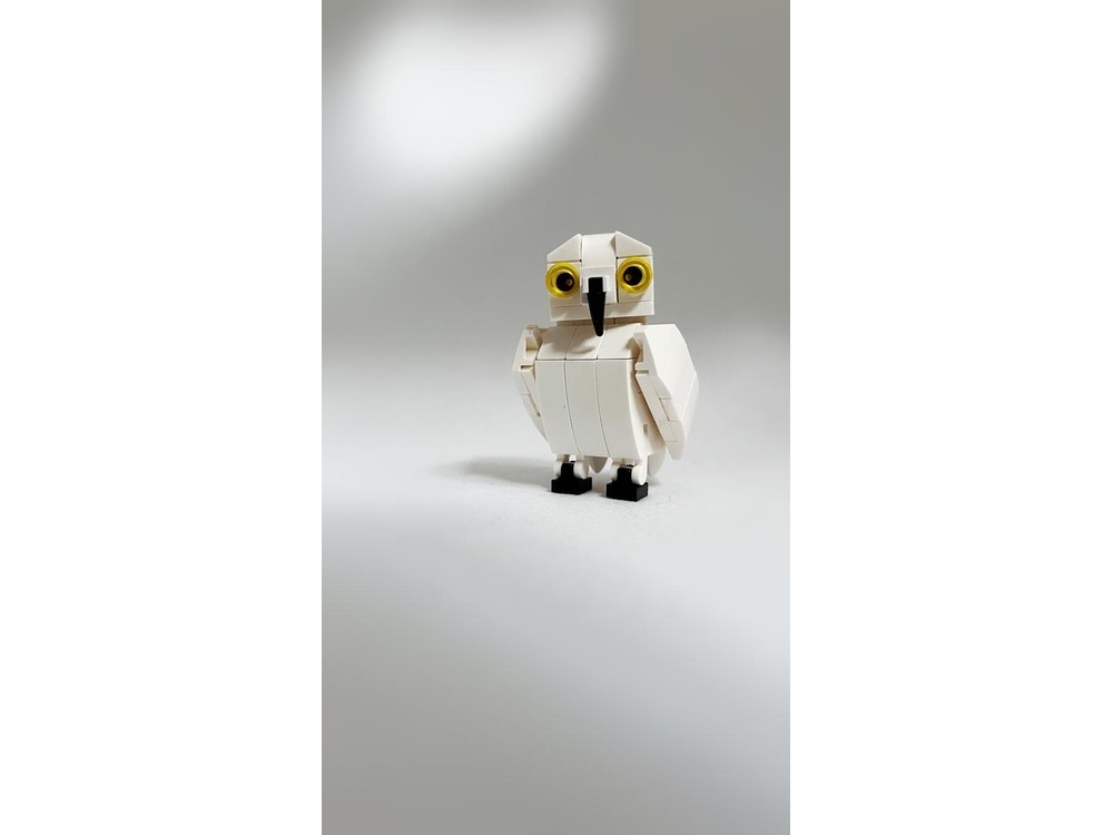 Lego Moc Snowy Owl By Diegofontana Rebrickable Build With Lego