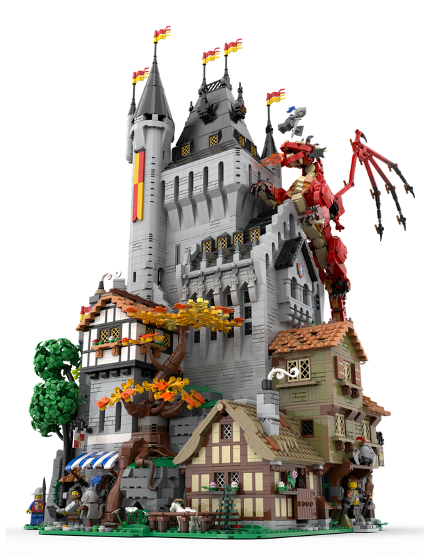 LEGO MOC-189082 The Lion Knights' High Tower by TheBittenBrick ...