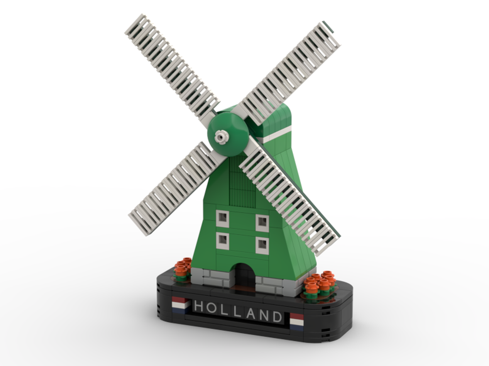 LEGO MOC Dutch Windmill (Holland Souvenir) by Brick Kaiser ...