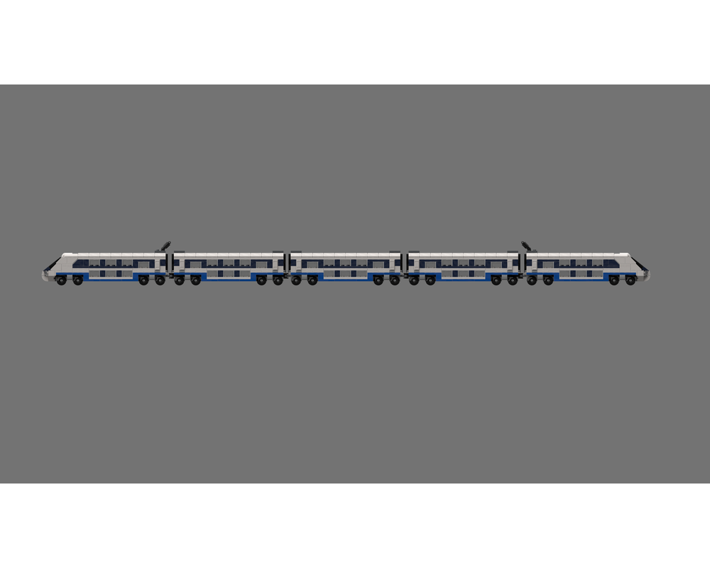 Lego Moc 40518 Double Decker Train By Proky1 Rebrickable Build