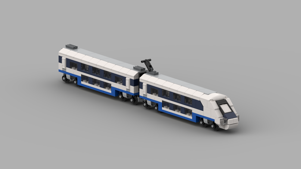 LEGO MOC 40518 Double Decker Train by Proky_1 | Rebrickable - Build ...