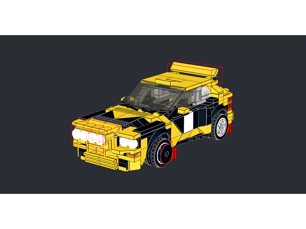 Lego Moc Lancia Delta Grifone Lite Series Class Evo By Bricking Bad
