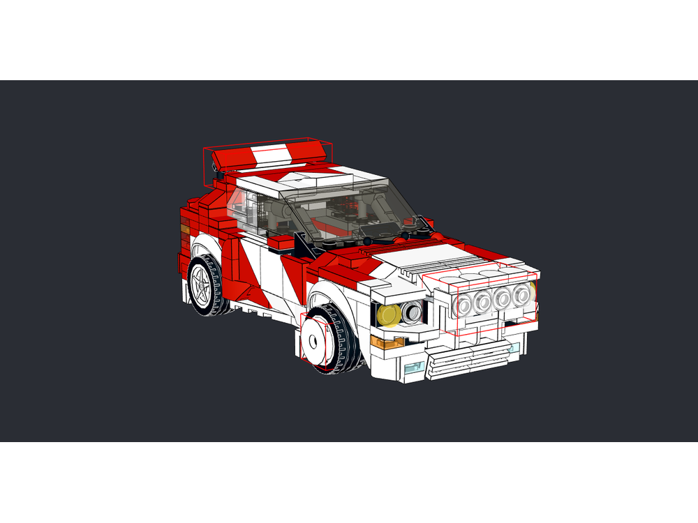 Lego Moc Lancia Delta Marlborough Racing Lite Series Class Evo By