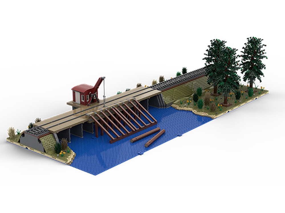 LEGO MOC Sawmill Series: Log Dump Model 1 by jepaz | Rebrickable ...