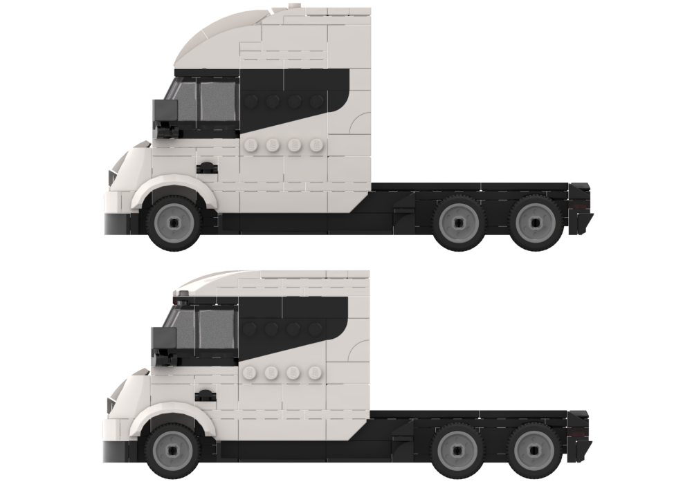 Lego Moc Tesla Semi Short Cab By Orchardbuilds Rebrickable Build