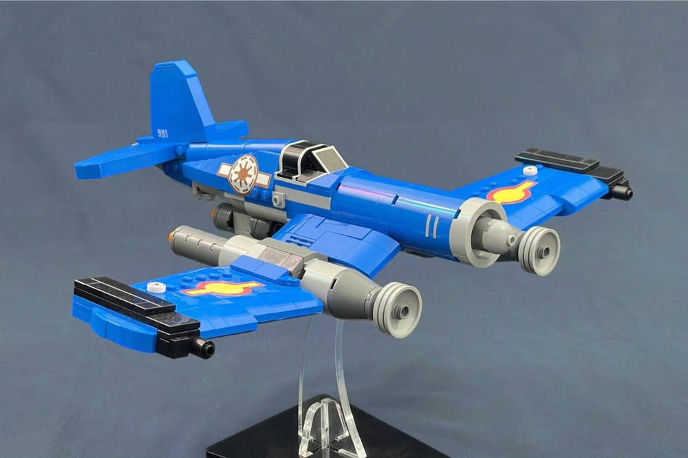 LEGO MOC SW/WWII - V4U Corsair by simplethinker | Rebrickable - Build ...