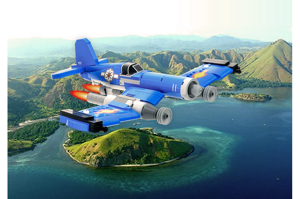 Lego Moc Sii V4u Corsair By Simplethinker Rebrickable Build