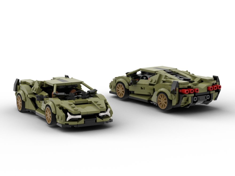 LEGO MOC Lamborghini Sian by oxiebricks | Rebrickable - Build with LEGO