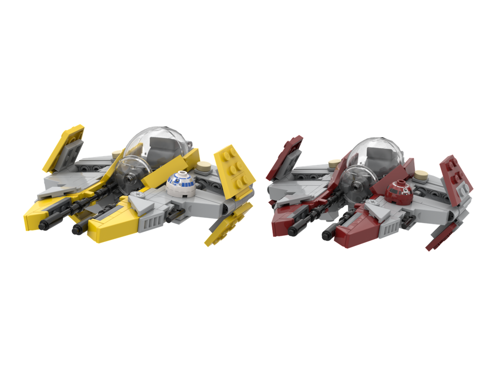 LEGO MOC Eta-2 Actis-Class Interceptor (minifigure scale) by cosimox ...
