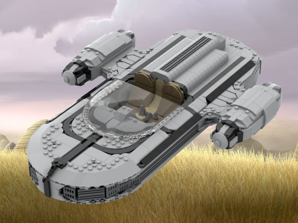 LEGO MOC RGC-18 Landspeeder by Ant0noo | Rebrickable - Build with LEGO