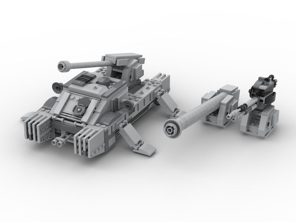LEGO MOC TX-225 GAVt Thunderer Hovertank by Fabian2 | Rebrickable ...