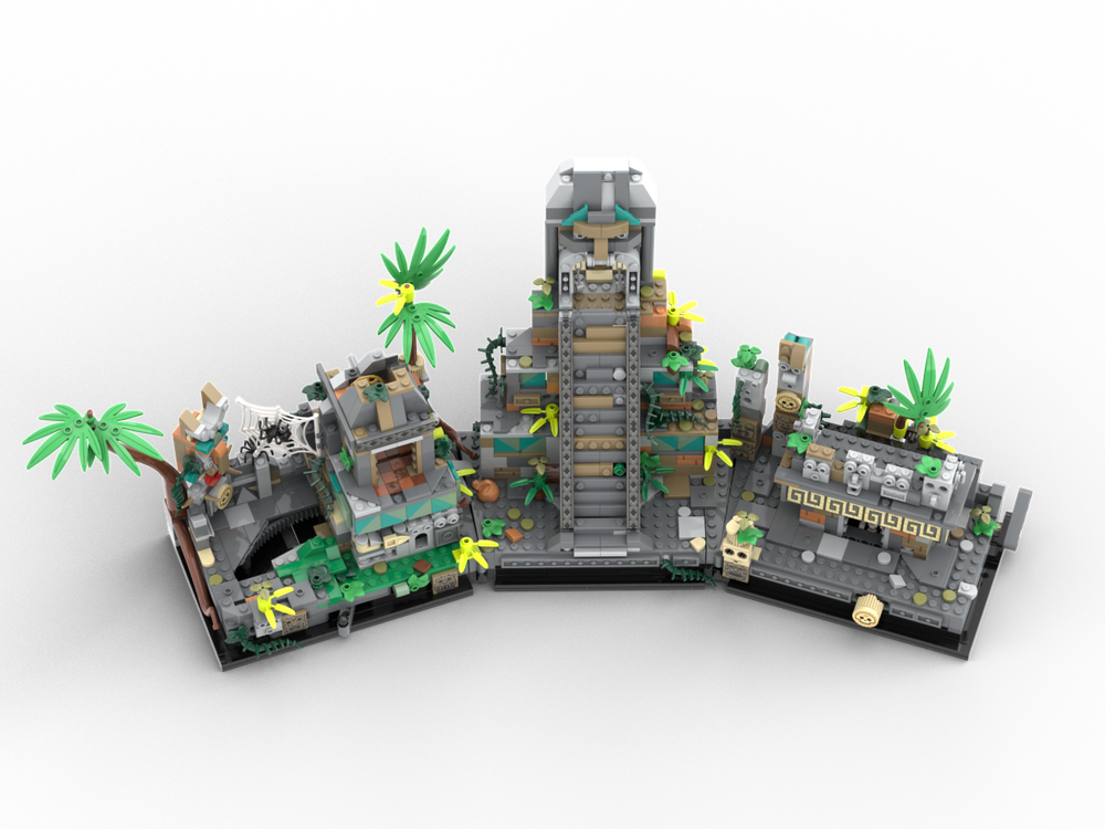 LEGO MOC Jungle Ruins (with traps) by Vanestream | Rebrickable - Build ...