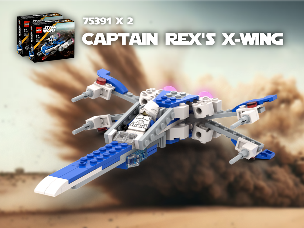 LEGO MOC Cpt Rex's X-wing (75391 alternate build) by FOR THE REPUBLIC ...