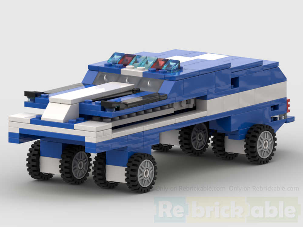 LEGO MOC Rocket truck by Creative B | Rebrickable - Build with LEGO