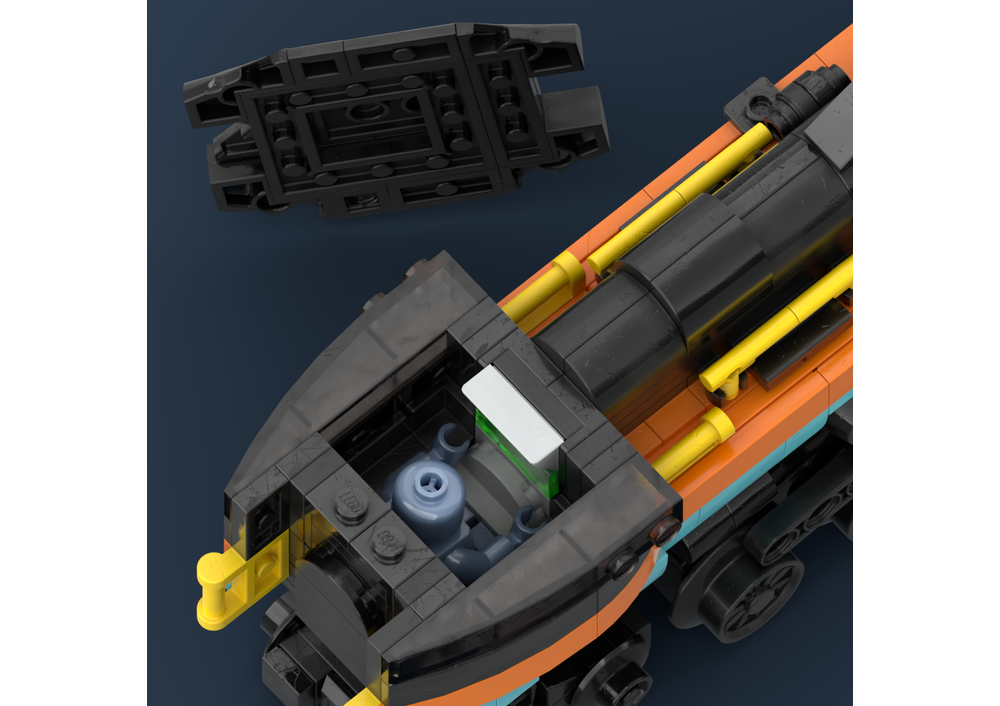 Lego Moc Nuclear Train Fallout Game By Mfan8 Rebrickable Build